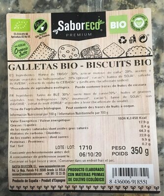 Galletas bio - Compra Sostenible