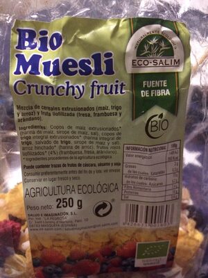 Bio Muesli crunchy fruit - Compra Sostenible